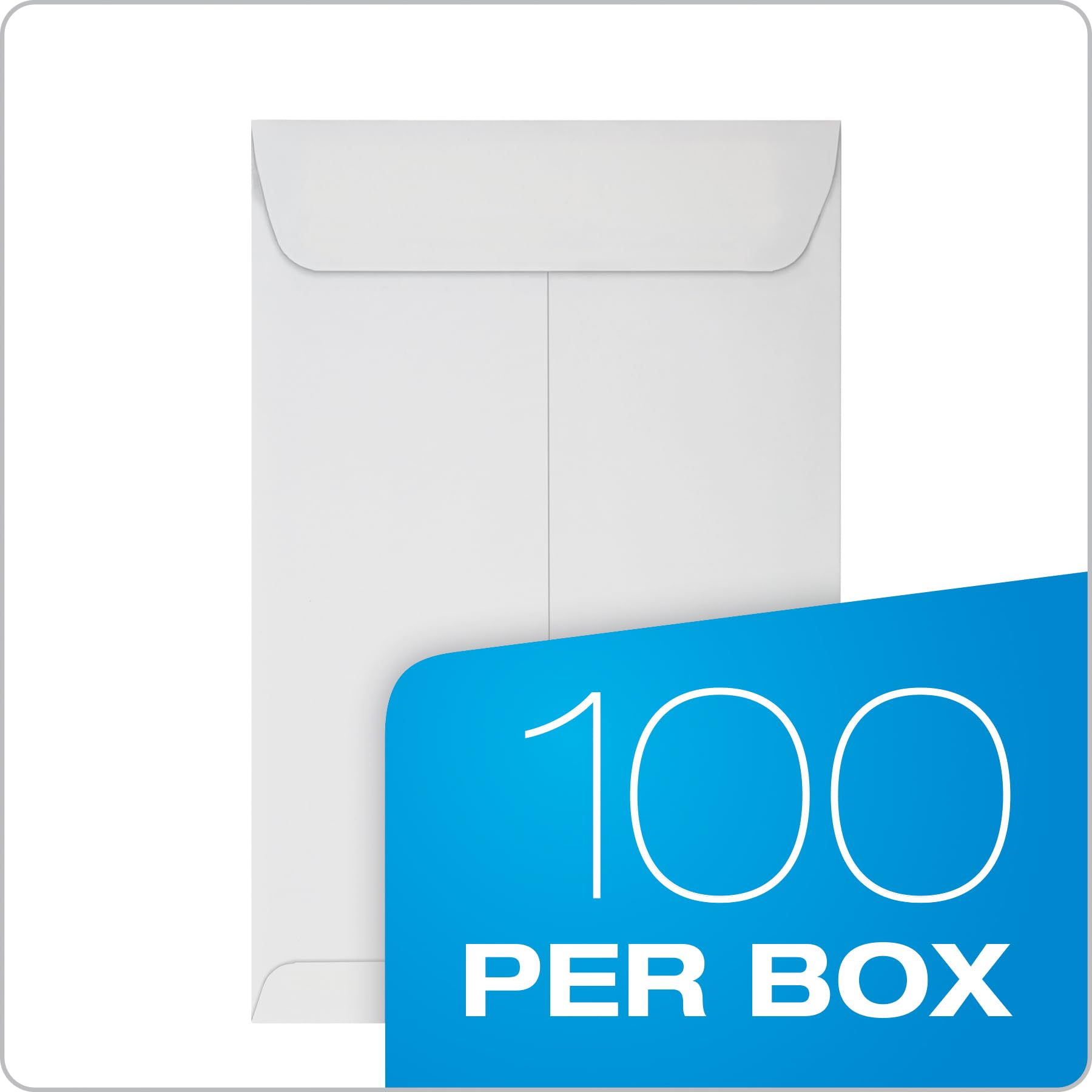 Columbian Catalog Envelopes, 6" x 9", Release & Seal Self-Sealing Closure, 28 lb White Wove, 100 per Box (COLO652)