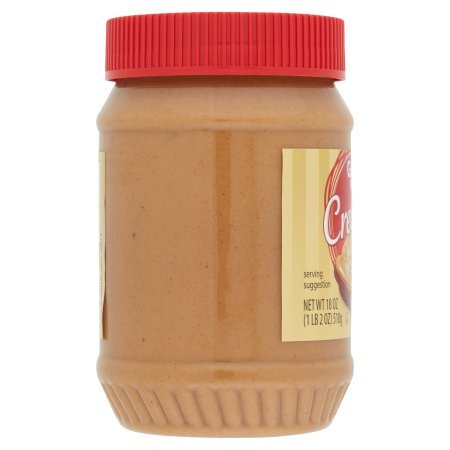 Great Value Creamy Peanut Butter, 18 oz