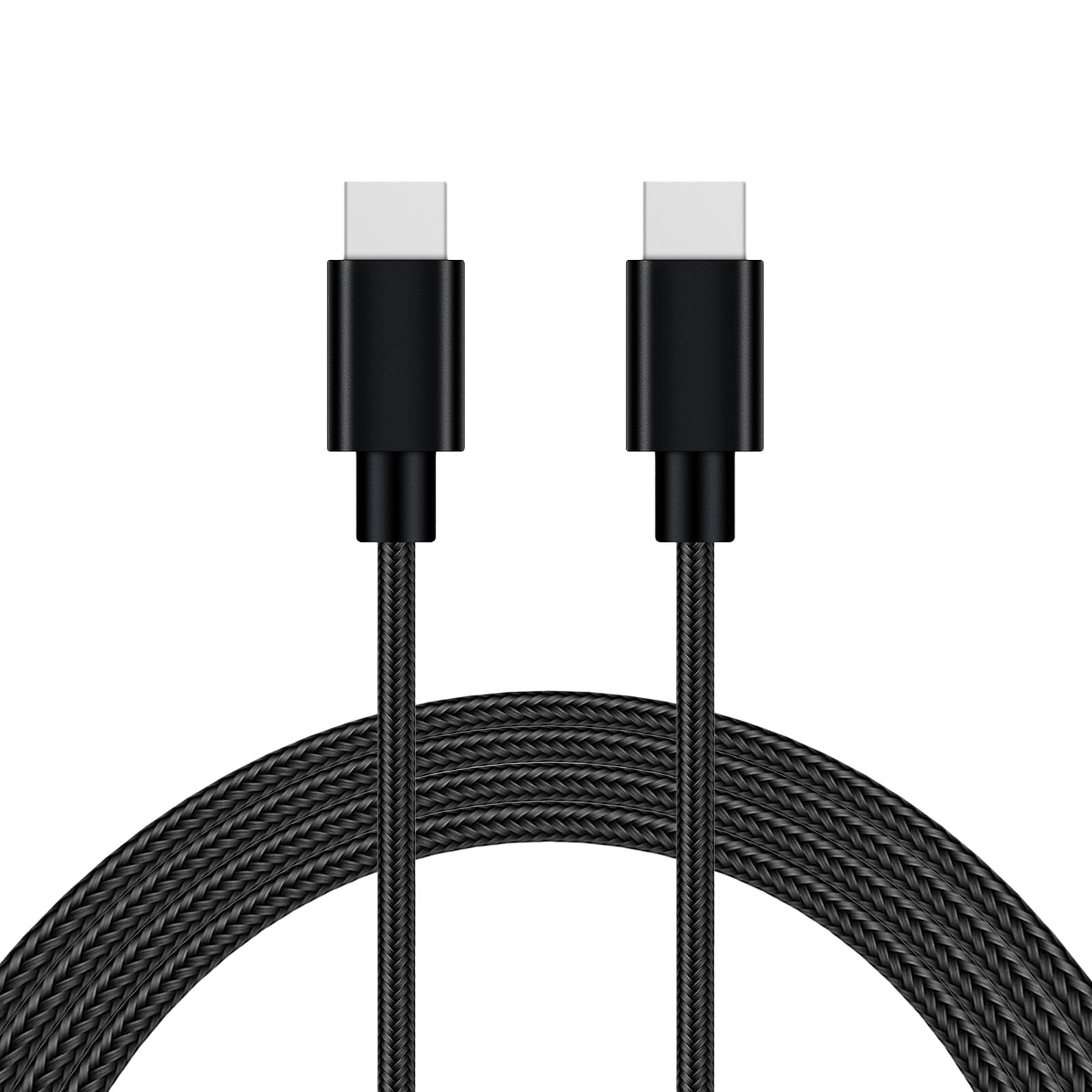 Laxon USB C to USB C Charger Cable,60W Fast Charging USB C Cable,Braided Type C Phone Charger Cord Compatible with iPhone 15,Galaxy S22 S20 Plus S9 S8, Pixel, iPad Air MacBook Pro 2020 (3FT)