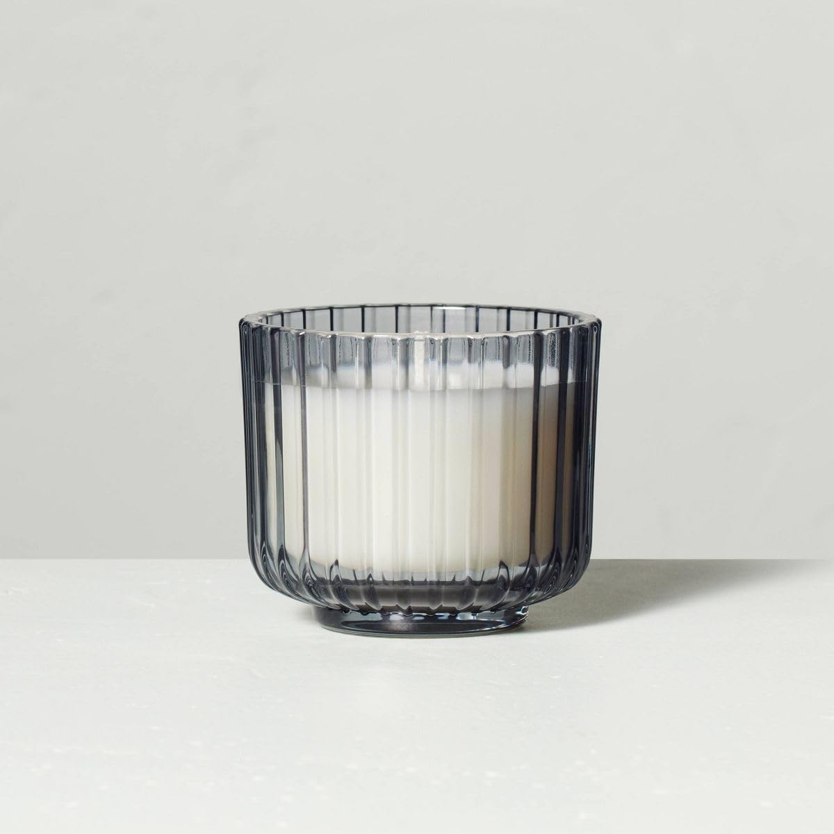 Ribbed Glass Harvest Spice Fall Jar Candle Orange - Hearth & Hand™ with Magnolia