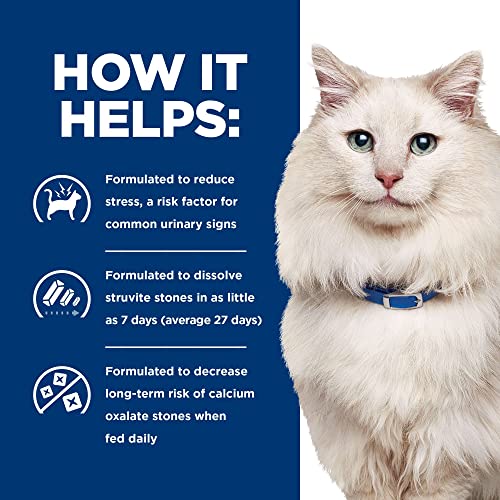 Hill's Prescription Diet c/d Multicare Stress Urinary Care with Chicken Dry Cat Food, Veterinary Diet, 8.5 lb. Bag