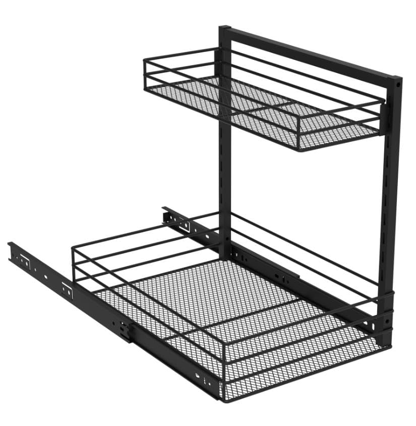 Under Sink Organizer, Pull Out Cabinet Organizer, 2-Tier Under Sink Organizers and Storage