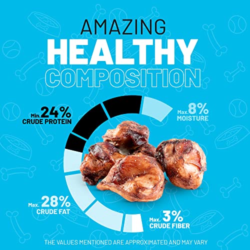 Sitka Farms Premium Beef Knee Caps Smoked Dog Bones | Long Lasting Dog Treats for Aggressive Chewers | Free Range - Grass Fed Beef Cattle | for Small - Large and Medium Breed Dogs | (25 Count)