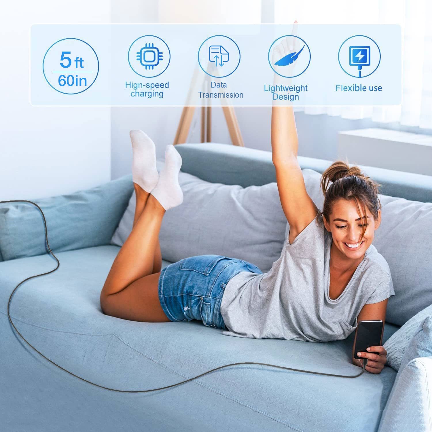 25W Fast Samsung Charger for Samsung Galaxy A14 A54 A03s A13 A53 A32 A52 5G Z Flip 4 Fold 4, S23 S22 S21 S20 Android Phone, Galaxy Tab s8 Tablet USB C to C Charging Cord Cable (5Ft)