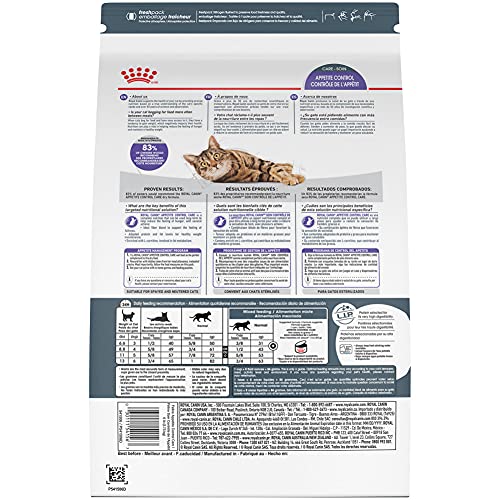 Royal Canin Feline Care Nutrition Appetite Control Dry Cat Food, 14 lb Bag