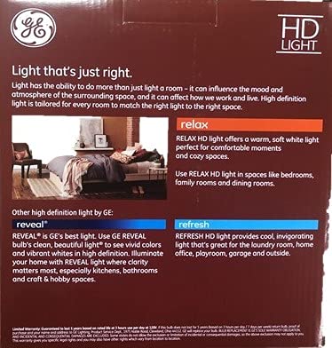 GE Relax 6-Pack 65 W Equivalent Dimmable Soft White Br30 LED Light Fixture Light Bulb 3X Life