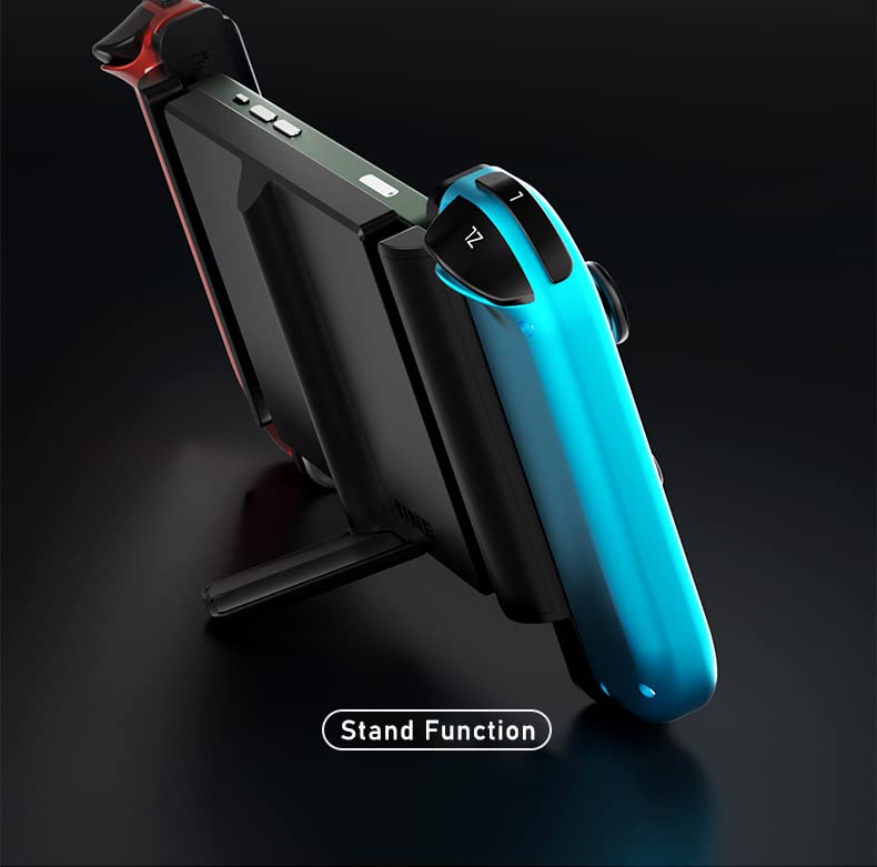Funnywin Switch Joy Con Comfort Grip, iPad 10.2 & Mini Retractable Holder with Joy Con Game Controller Grip Handle for iPadOS 16 & iOS16 iPhone 13 & 14 Pro Max Stand (LZ iPhone)