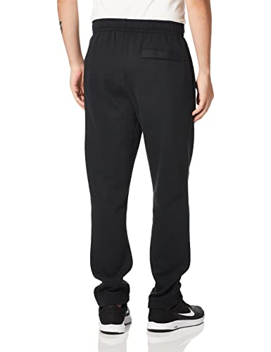 Nike Men's NSW Club Pant Open Hem, Black/Black/White, 4X-Large