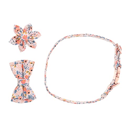 Ipetboom 1 Set Pet Collar Kitten Collars Choker Chain for Dogs Flower Necklace Breakaway Pet Collar Cat Strap Collar Pet Safety Strap Puppy Collar Pet Supply Small Cat Collar Lettering Pink