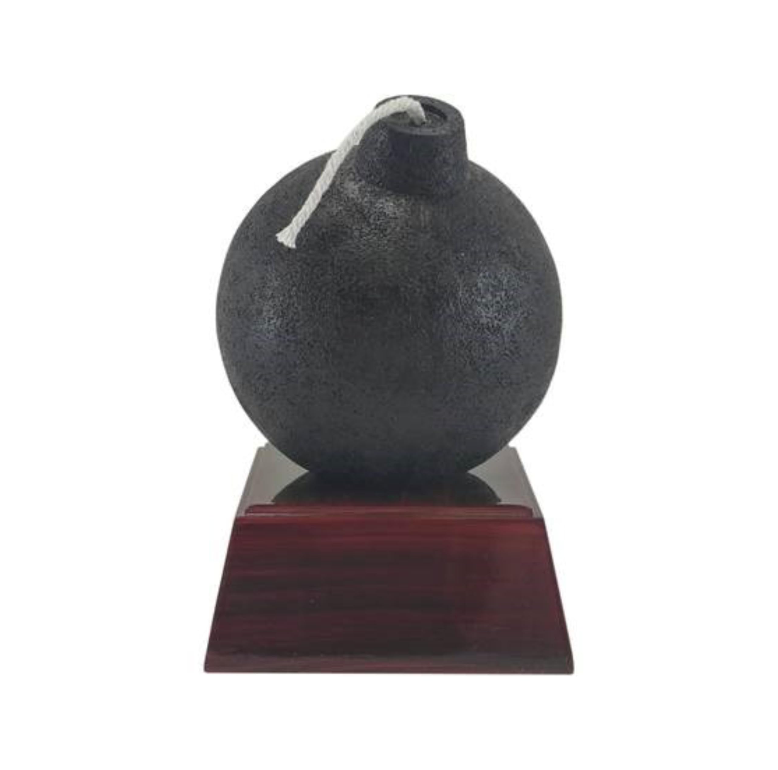 Decade Awards Bomb Trophy - 5.5 Inch Tall | Da Bomb Award | Celebrate an Explosive Victory with This Bombshell of a Trophy - Engraved Plate on Request