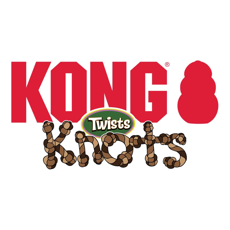 KONG Company 38750337: Knots Twists Dog Toy, Assorted M/Lg