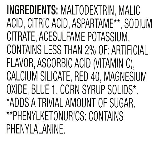 Great Value: Grape Drink Mix, .78 Oz (Pack of 6)