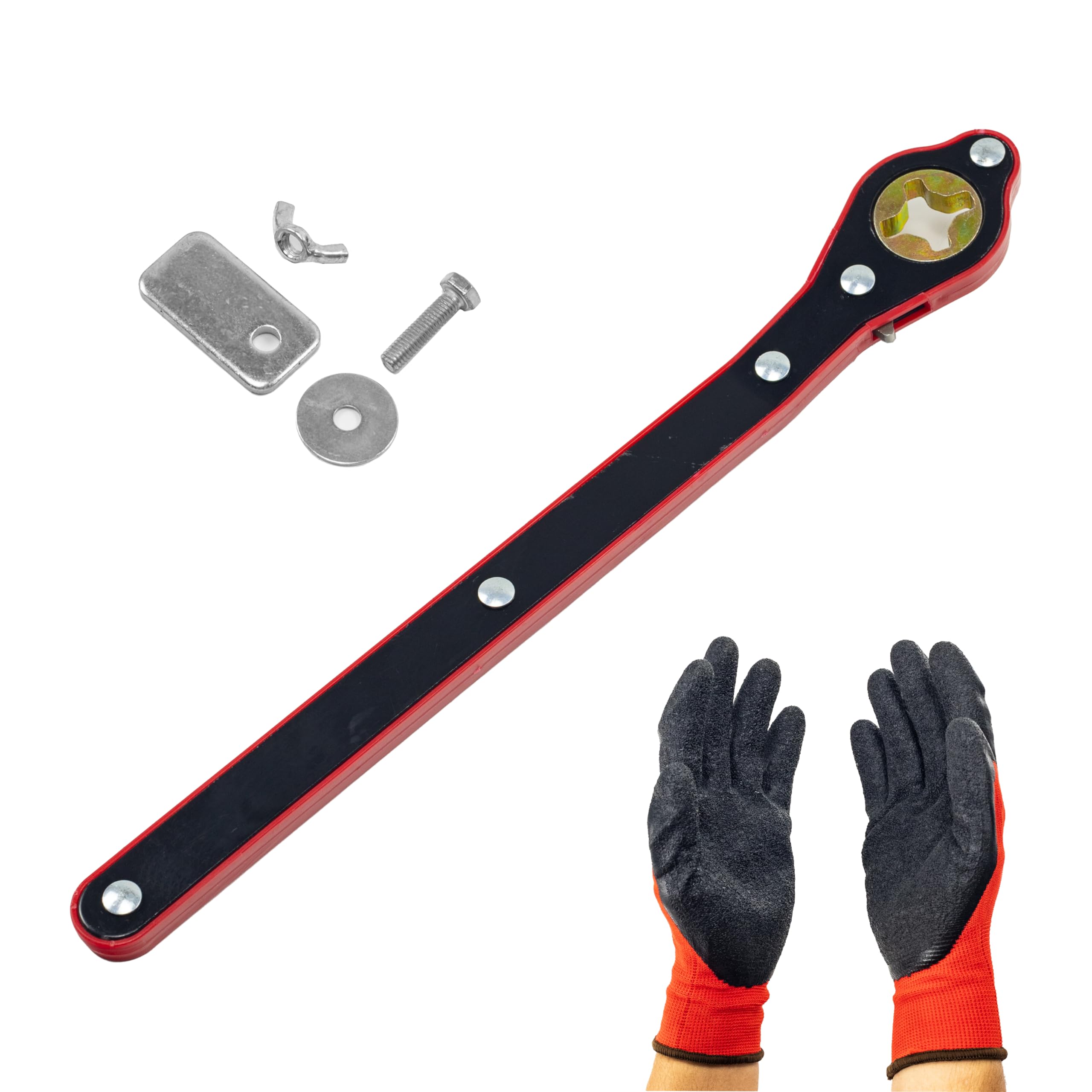Car Jack Ratchet Wrench for Scissor Jack, for Quicker and Easier Lifting Car Jack, for Tire Replacement