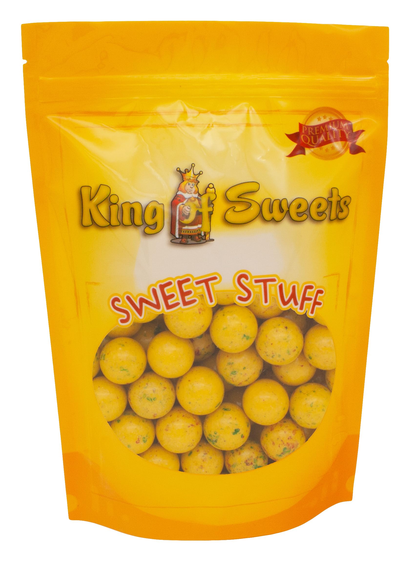Kaboom Speckled Jawbreakers | 2 Pound | Hard Candy | Bulk King of Sweets Bag