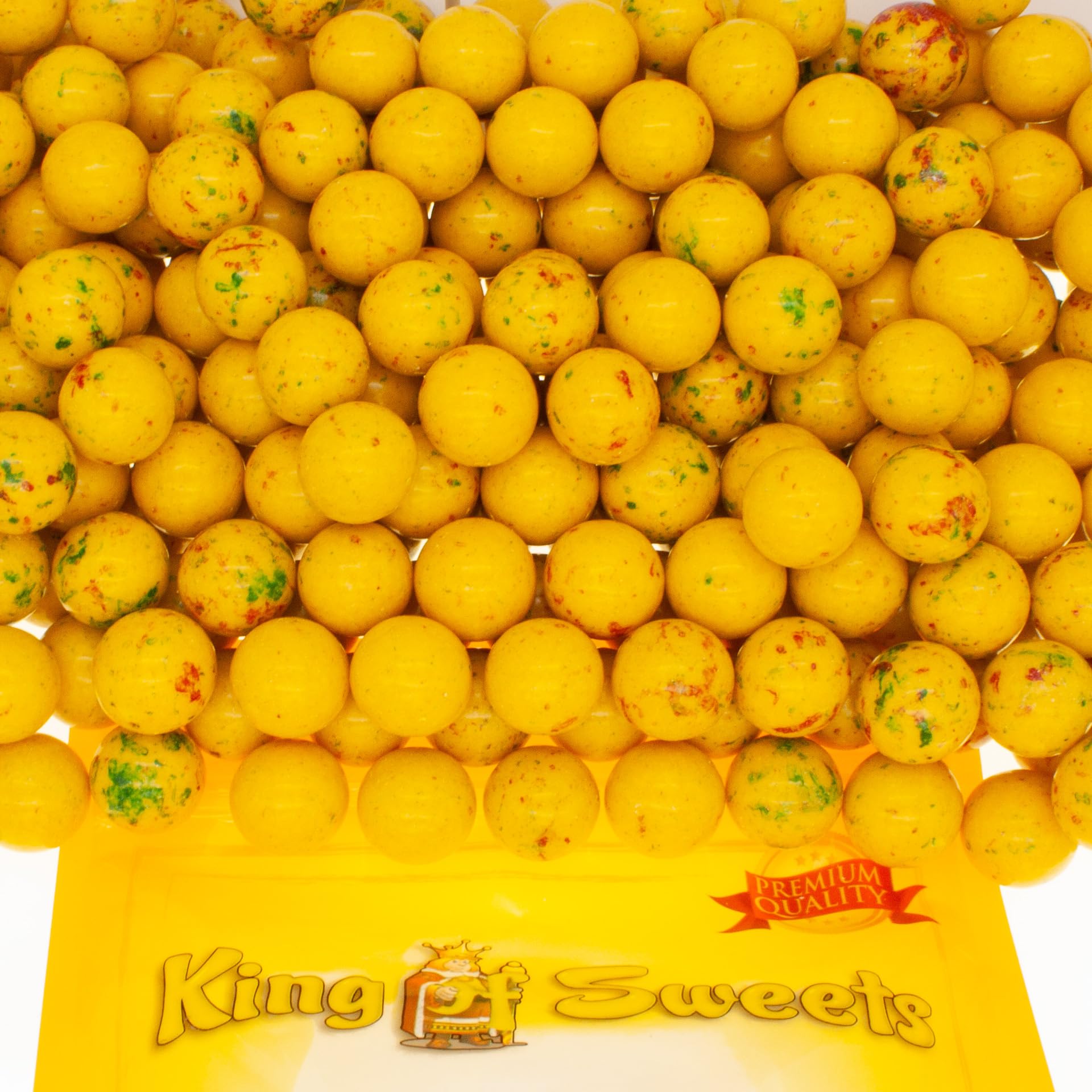 Kaboom Speckled Jawbreakers | 2 Pound | Hard Candy | Bulk King of Sweets Bag