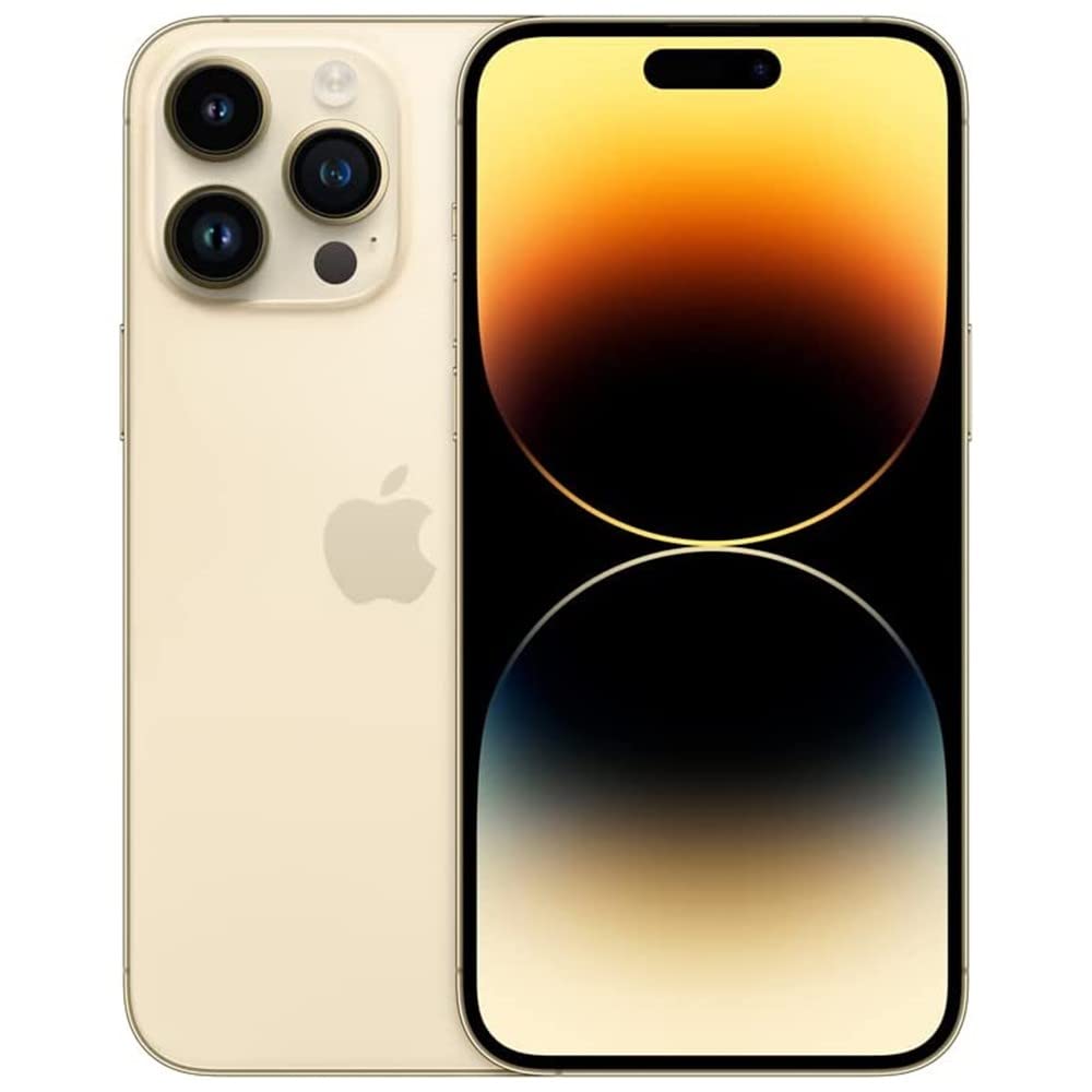 Apple iPhone 14 Pro Max, 1TB, Gold - Unlocked (Renewed)