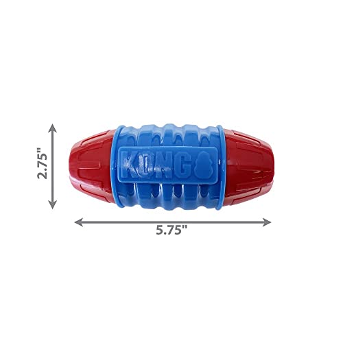 KONG Company 38750206: CoreStrength Rattlez Dog Toy, Fotball