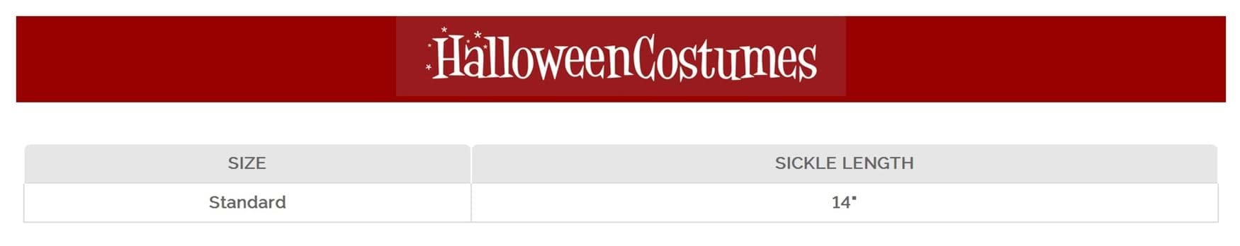 Fun Costumes Grim Reaper Handheld Sickle Prop - Molded & Painted Wood, Metal Look.