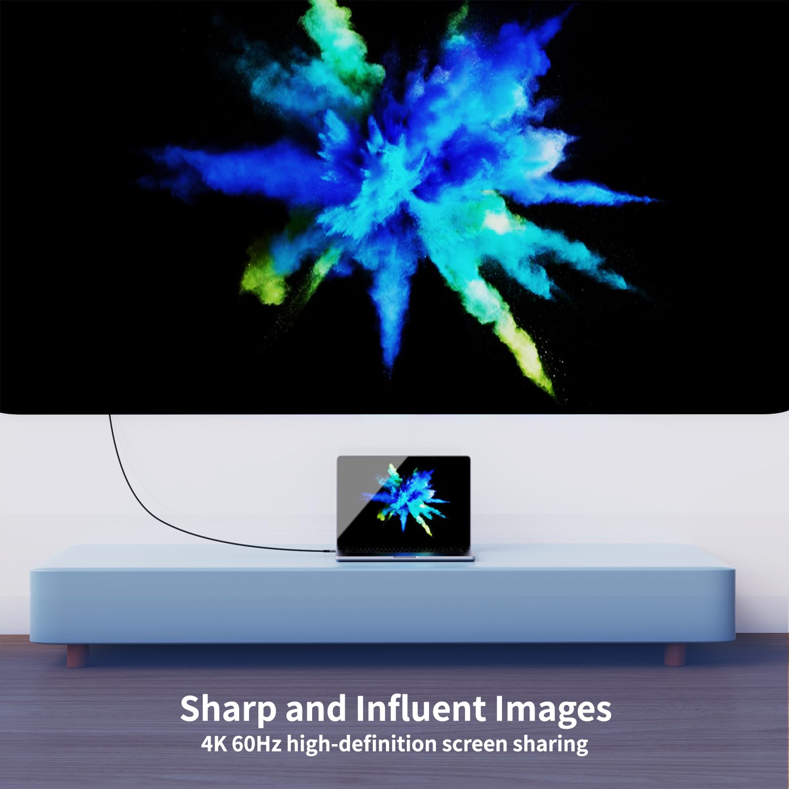 SUTWKAM USB C 3.2 Gen 2 Cable Full Featured [100W Charge, 20Gbps Data, 4K Video] Compatible with USB C Monitor, PSS Drive, Thunderbolt 3/4, iPhone, Samsung, MacBook, Pad, Laptop and More