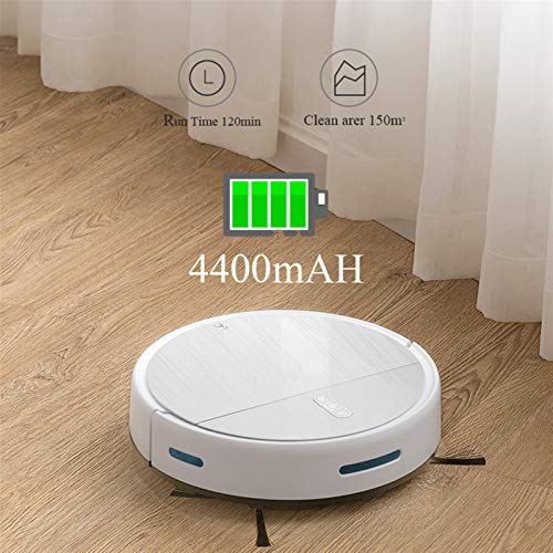 LSXLSD Robot Vacuum-Control by App and Remoter, 600ml Dust Capacity, 1300Pa Suction, Good for Pet Hair, Self-Charging