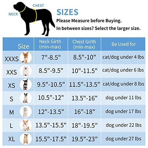AIITLE Pet Supply No Pull, Step in Adjustable Dog Harness with Padded Vest for All Weather, Easy to Put on Small and Medium Dogs Purple S