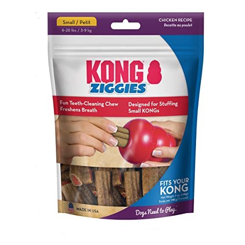 KONG Stuff'n Ziggies - Adult Dogs Original Recipe (Small - 7 oz) - Pack of 3