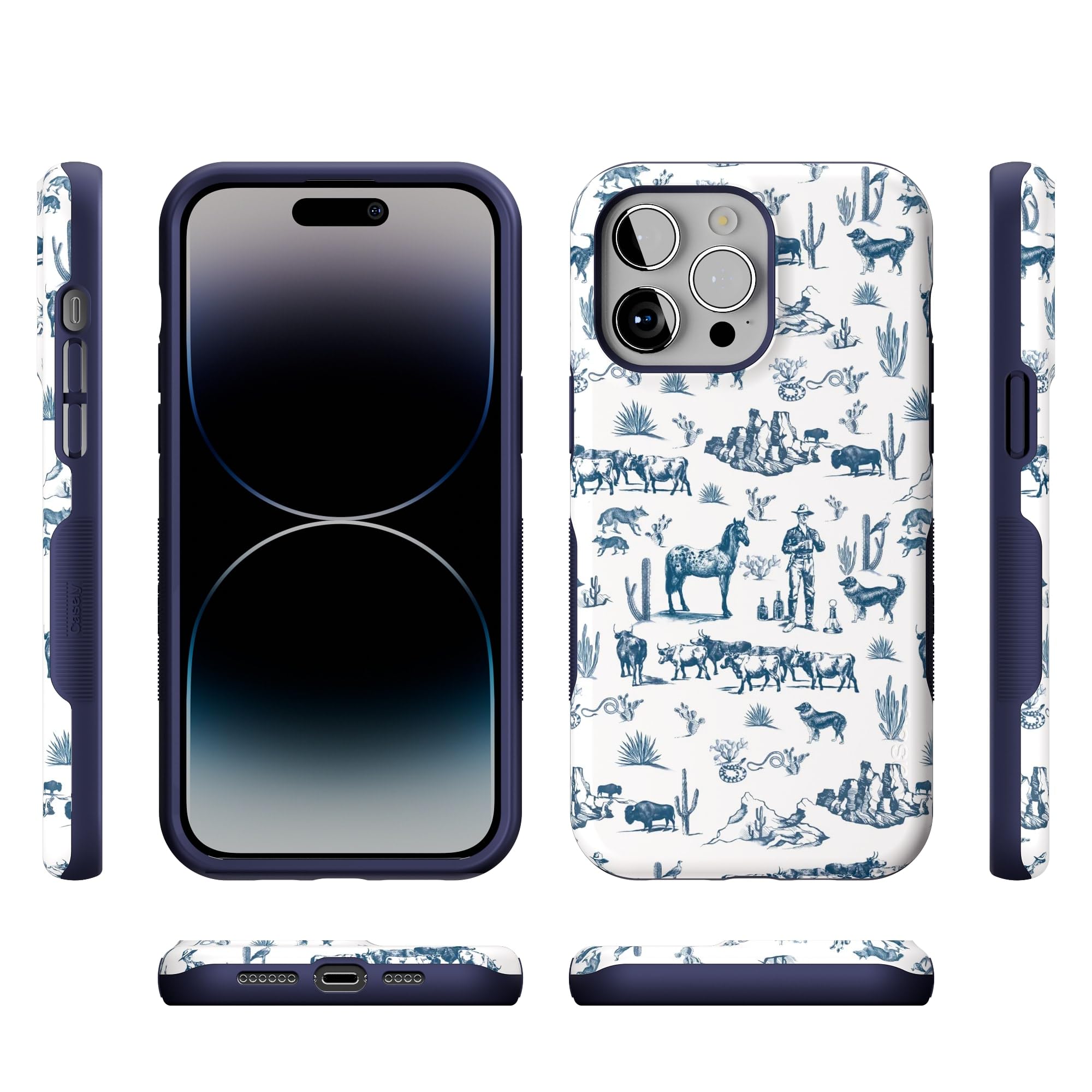 Casely iPhone 14 Pro Max Case | Wild West Adventure | Desert Western | Compatible with MagSafe