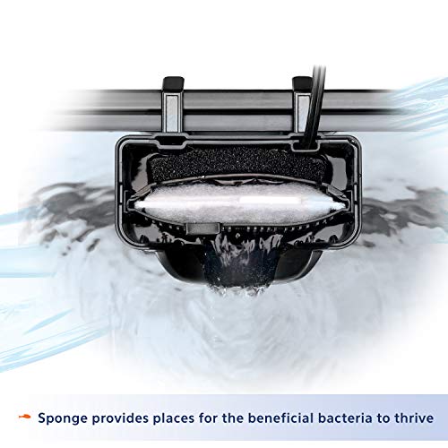 Aqueon QuietFlow E Internal Aquarium Fish Tank Power Filter For Up To 40 Gallon Aquariums