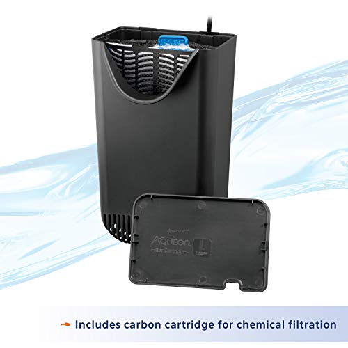 Aqueon QuietFlow E Internal Aquarium Fish Tank Power Filter For Up To 40 Gallon Aquariums