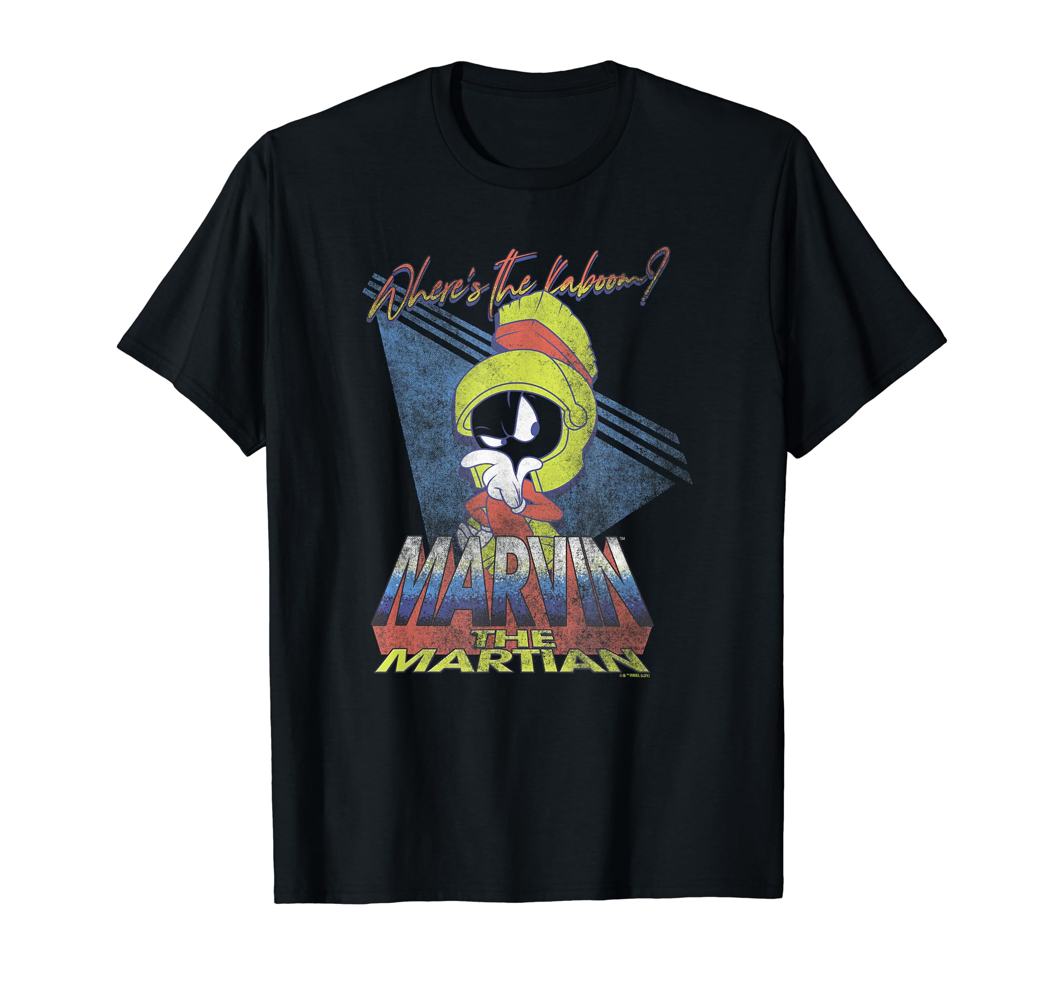 Looney Tunes Marvin The Martian Retro Where's The Kaboom? T-Shirt