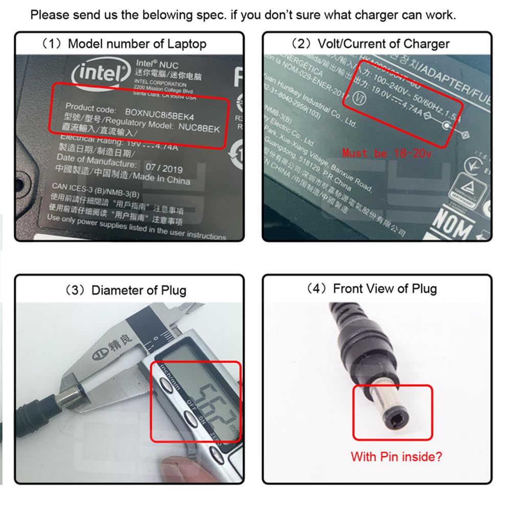 Cablecc USB-C Type C Input to DC 20V 5.5 * 2.1mm Output Power 100W 135W 140W 65W PD Charge Cable for Laptop