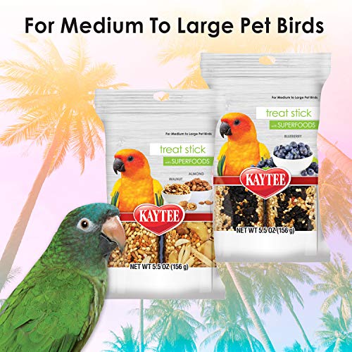 Kaytee Avian Superfood Treat Stick Almond & Walnut 5.5 Ounces