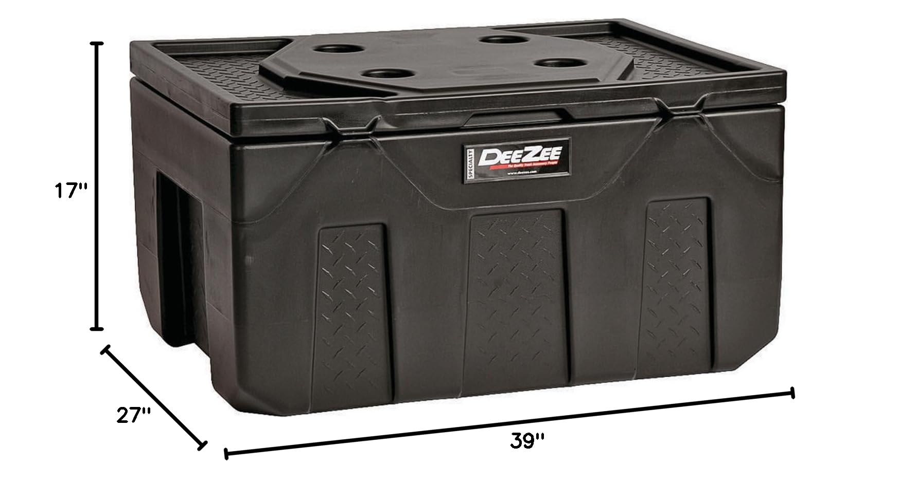 DEE ZEE DZ6537P Poly Plastic Storage Chest