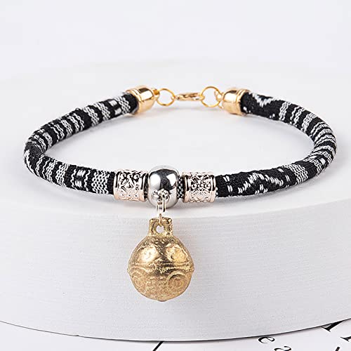 Dog Cat Collar with BellAdjustable Basic Dog Collar for Small Medium Dogs, Cats and Puppy with Buckle