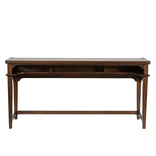BOWERY HILL 4 Piece Console Set in Russet Brown