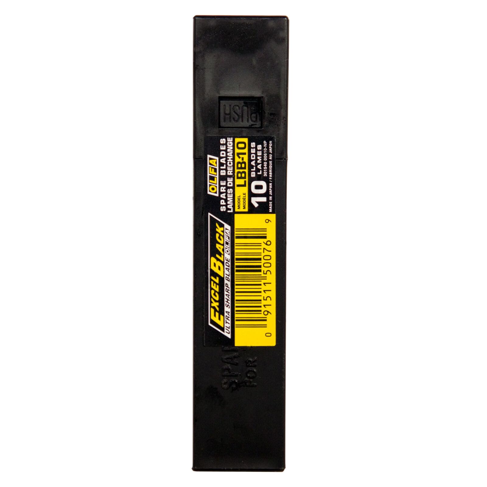 OLFA 18mm Heavy-Duty Ultra-Sharp Snap Off Replacement Blades, 10 Blades (80 segments) LBB-10B - Snap-Off Utility Knife Replacement Blades, 25% Sharper than Silver Blades, Fits most 18mm Utility Knives