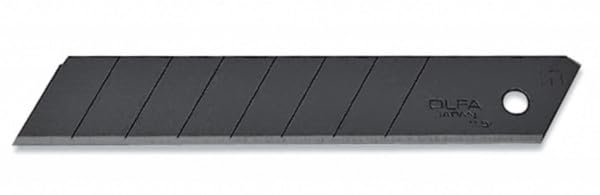 OLFA 18mm Heavy-Duty Ultra-Sharp Snap Off Replacement Blades, 10 Blades (80 segments) LBB-10B - Snap-Off Utility Knife Replacement Blades, 25% Sharper than Silver Blades, Fits most 18mm Utility Knives