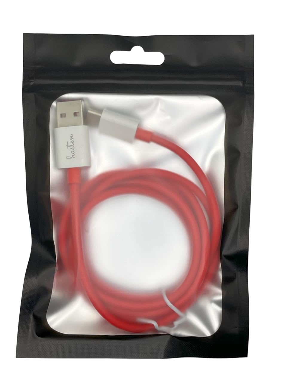 USB-A to Type-C 120w (max) Fast Charging Cable, 4 Feet (1.2 Meters) - 1Pack RED TPE