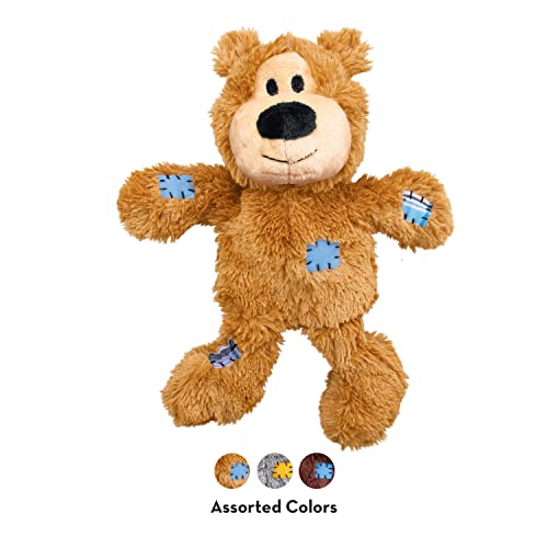 KONG - Classic and Wild Knots Bear - Dog Chew Toy and Stuffed Dog Rope Toy - for Medium Dogs