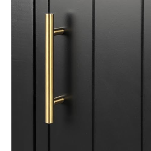 20" Bathroom Vanity Cabinet with Ceramic Sink Top Set, Freestanding, Two-Tier Storage Rack, Soft Closing Door, Black