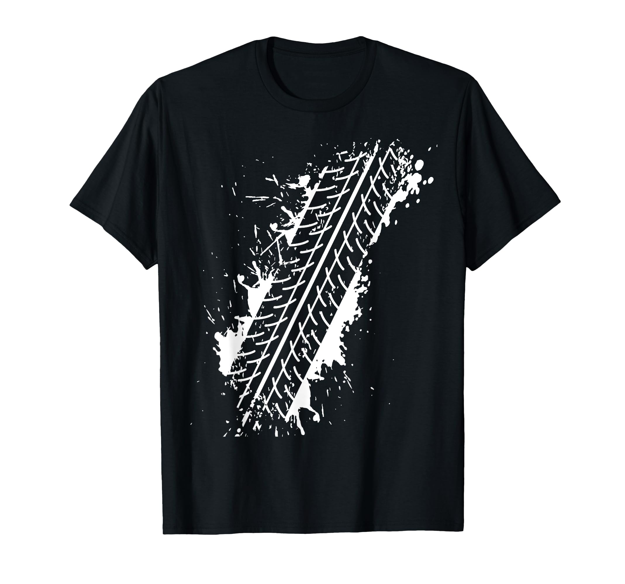 Car Automobile Tire Track Funny Halloween Costume Outfit T-Shirt