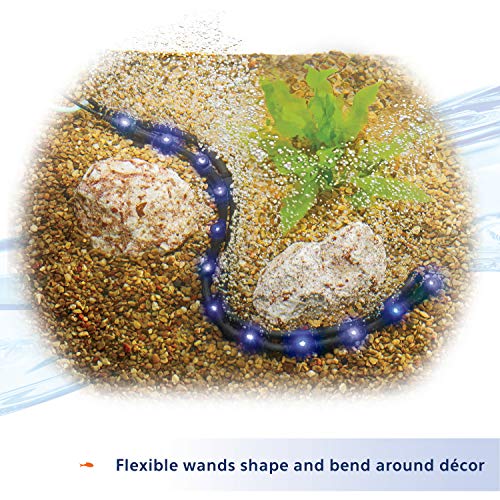 Aqueon Flexible LED Bubble Wand Blue 21 Inches