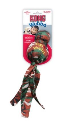 KONG Camo Wubba Dog Toy - Large (Assorted Colors)