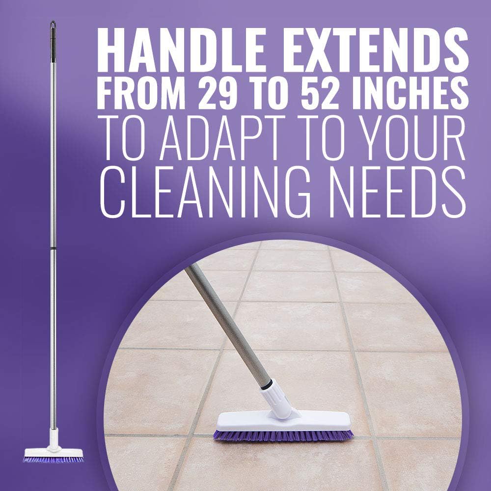 Fuller Brush Tile Grout E-Z Scrubber Complete - Lightweight Multipurpose Power Surface Scrubber & Cleaner Brush - Perfect for Cleaning Hard to Reach Areas