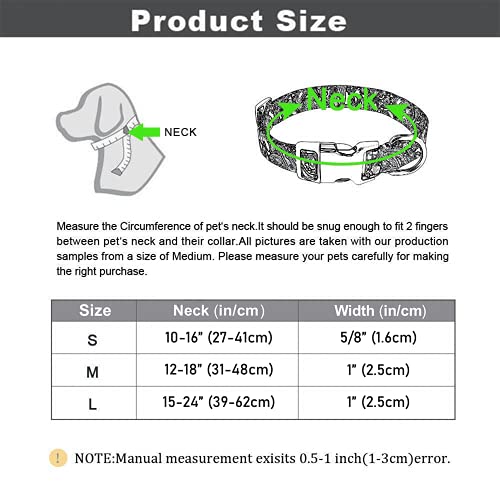 DWOOFG Dog Collar for DO NOT PET, Sturdy Durable with Buckle , Red Dog Collars for Small Medium Large Dogs, Premium Adjustable Polyester Pet Collar
