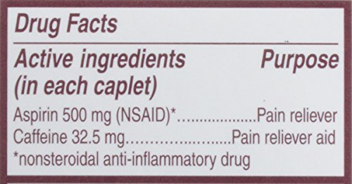 Bayer Extra Strength Caplets, Extra Strength Back & Body Pain Aspirin, 50 ct