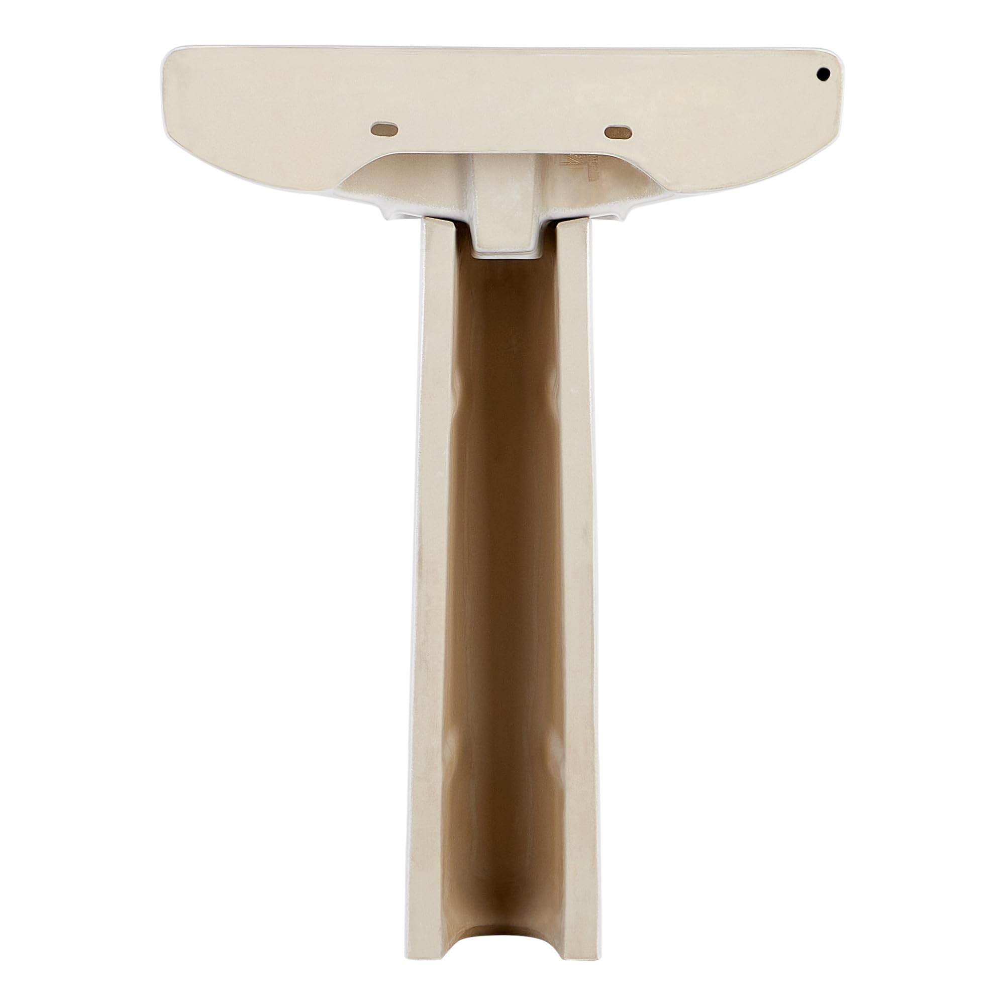 Signature Hardware 953883-1 Pennfield 24" Porcelain Pedestal Bathroom Sink with Overflow and Single Faucet Hole - White