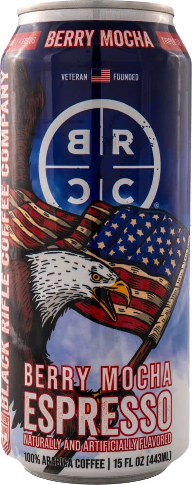 Black Rifle Coffee RTD (Berry Mocha Espresso, 15 Fl Oz (Pack of 12))