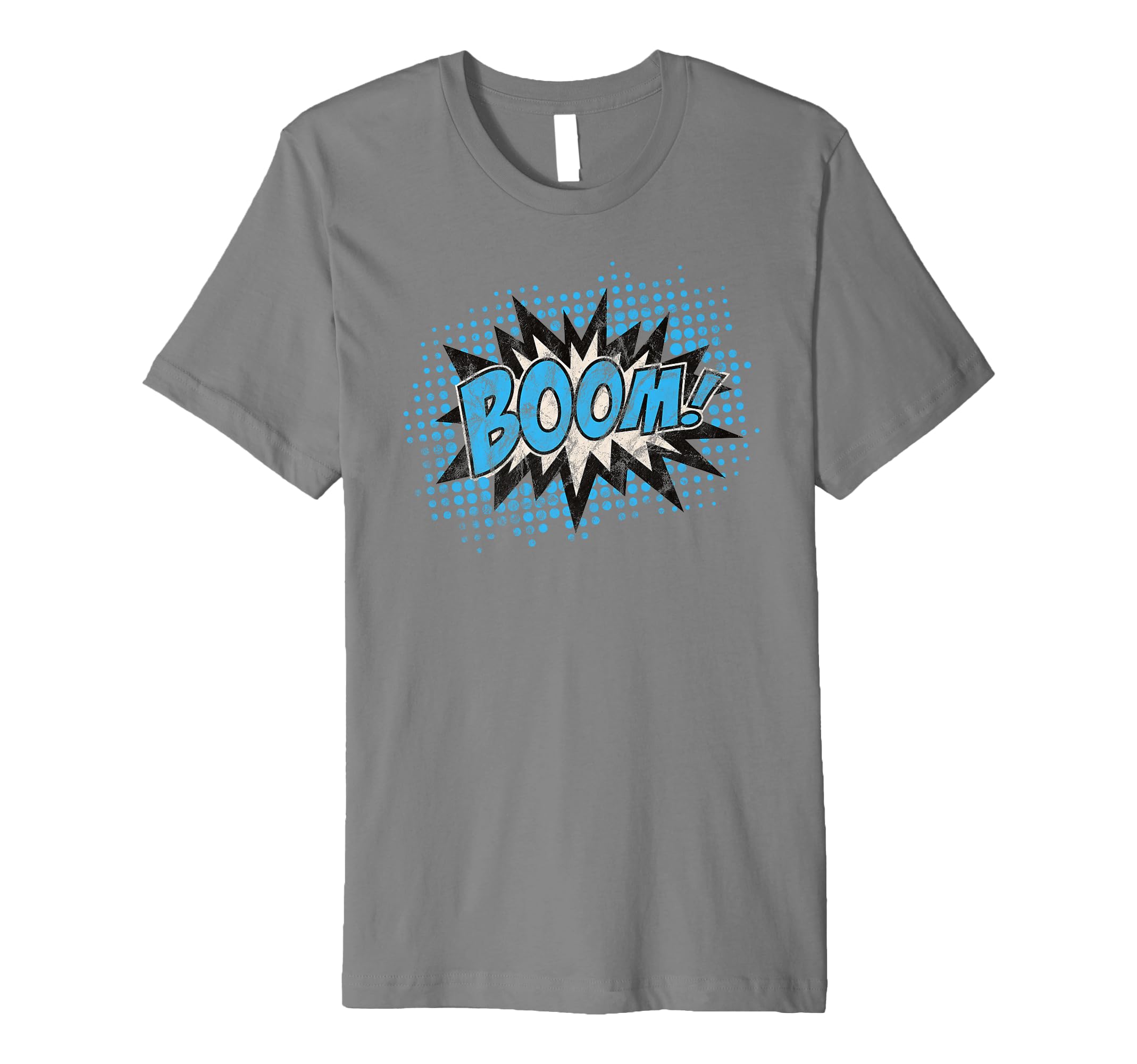 Vintage Boom Bang Pow Kaboom Comic Explosion Speech Bubble Premium T-Shirt
