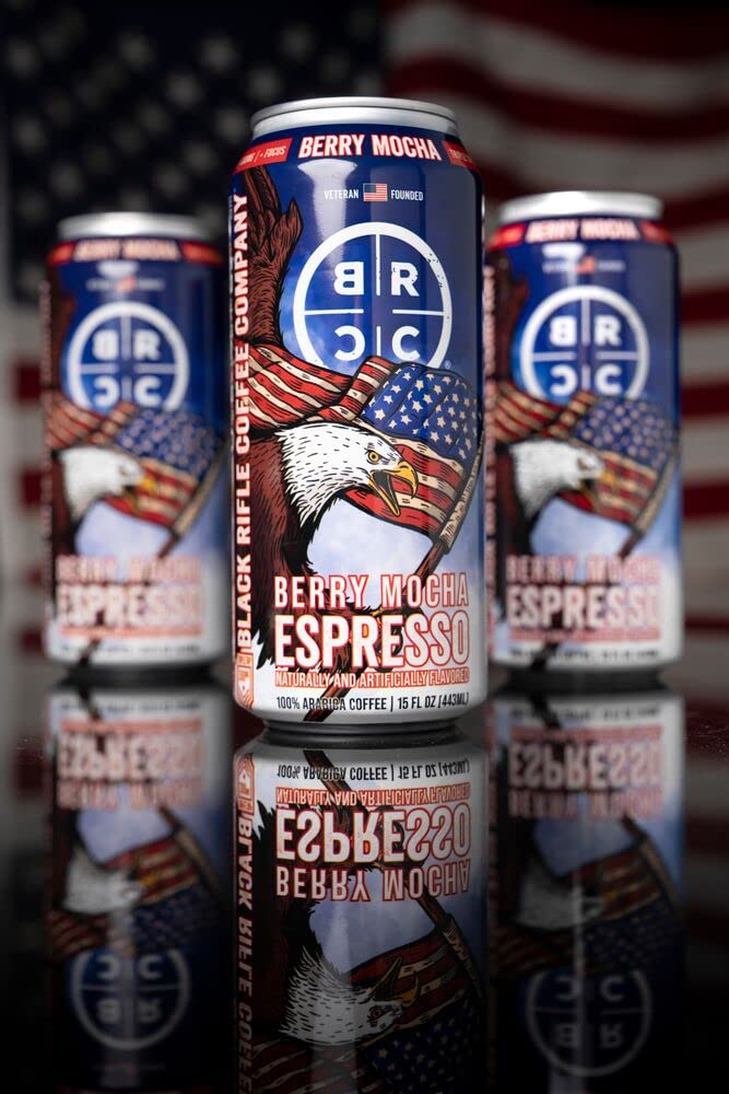 Black Rifle Coffee RTD (Berry Mocha Espresso, 15 Fl Oz (Pack of 12))